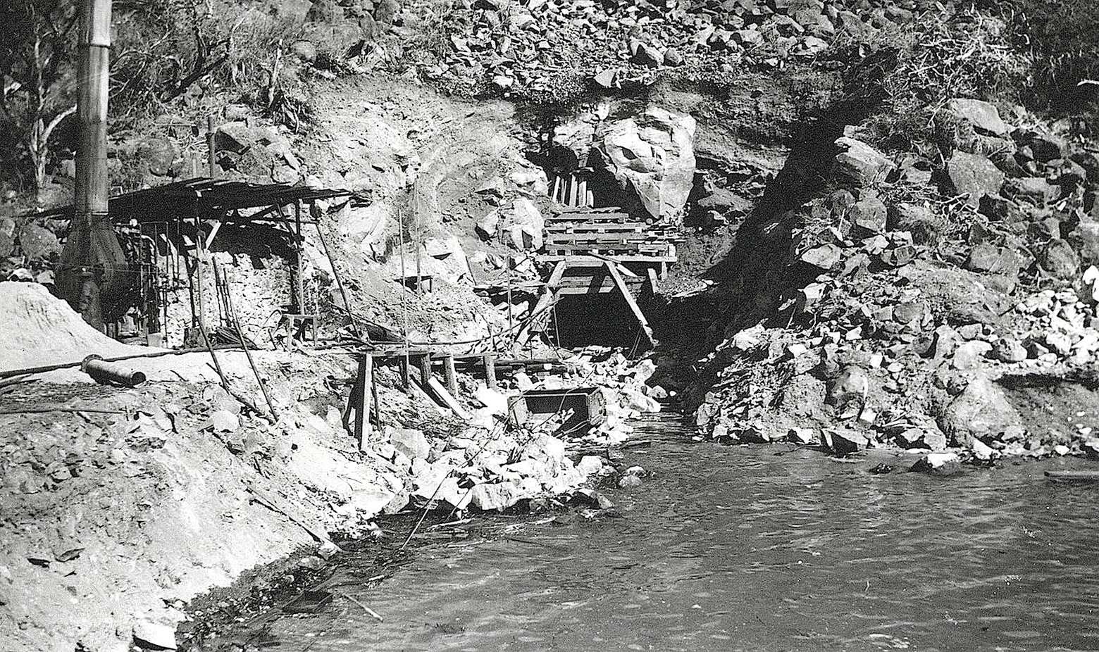 Bly Tunnel Inlet | Exploring Lassen County's Past